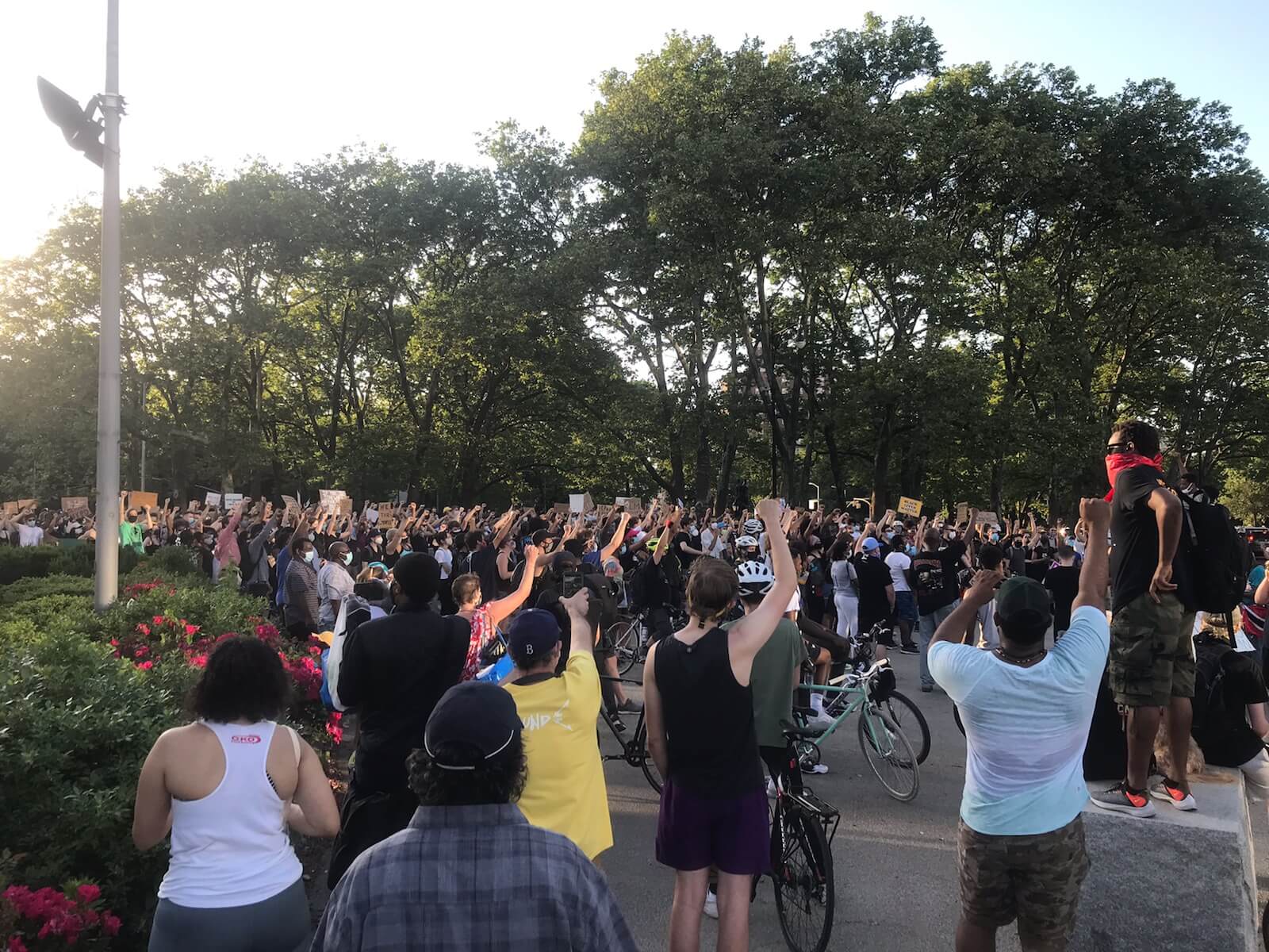 Members of LGBTQ community turn Christopher Park into queer space amid ...