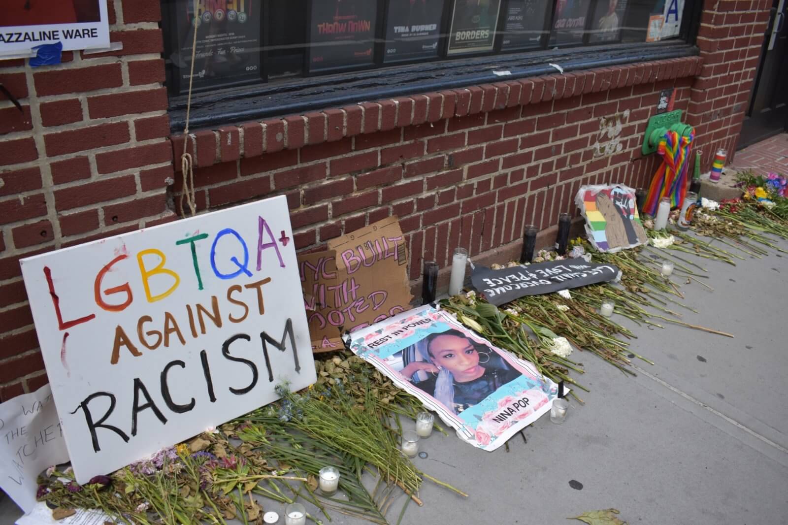 Members of LGBTQ community turn Christopher Park into queer space amid ...