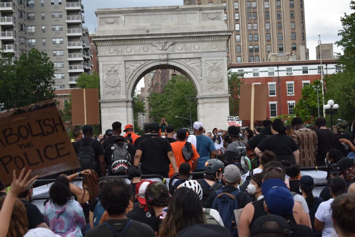 Members of LGBTQ community turn Christopher Park into queer space amid ...